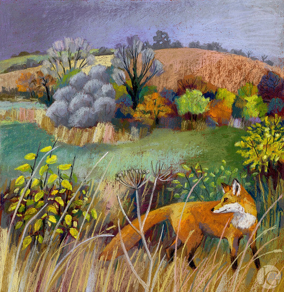'Alert Fox' by British contemporary artist Carry Akroyd – The Jerram ...